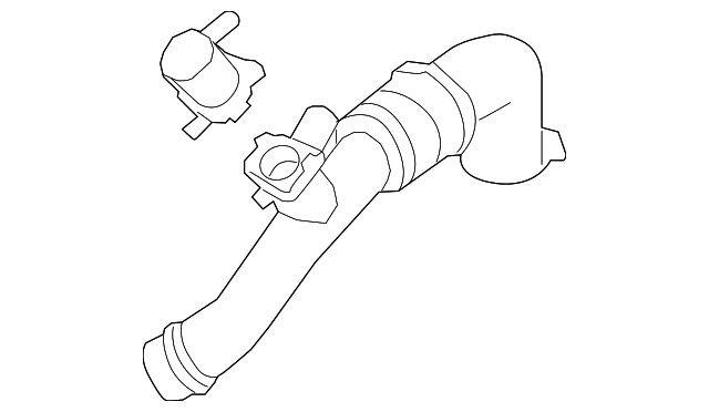 K2GZ-6C646-A - Air Tube - 2019-2024 Ford | Lasco Auto Parts