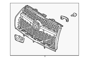 53101-0R050 - Grille Assembly 2009-2012 Toyota RAV4 | Longo Toyota Parts