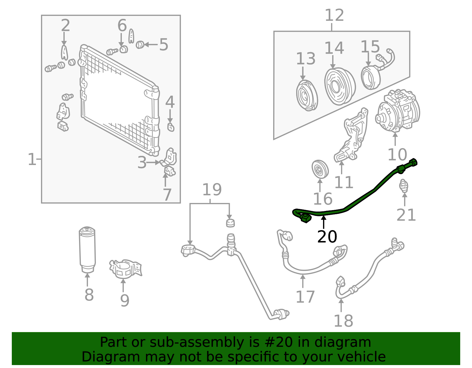 88716-35390 - 1999-2002 Toyota 4Runner - AC Line | Toyota Parts Delivered