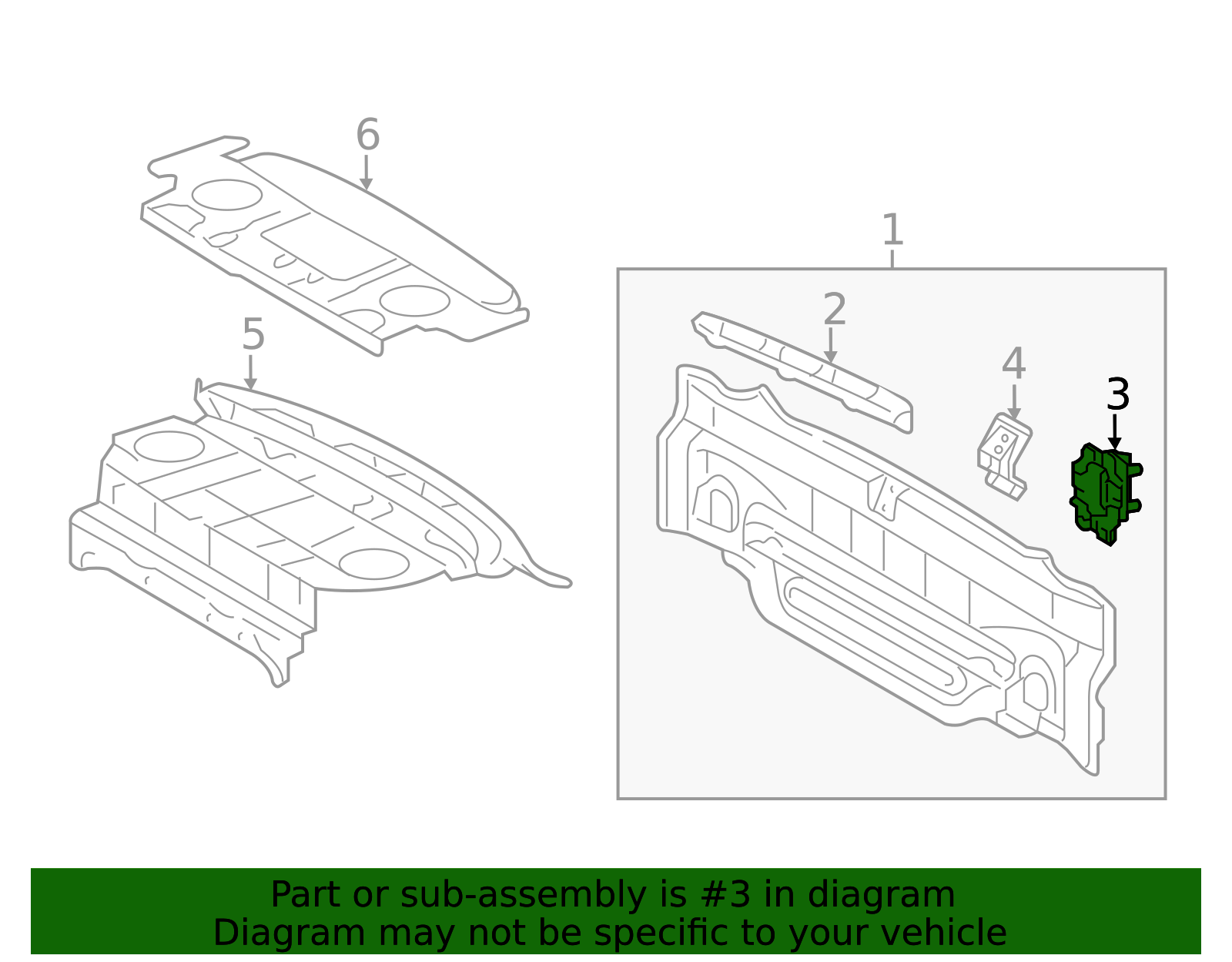 Genuine Official Toyota Bumper Bracket part# 58303-06010 for 2012-2014 ...