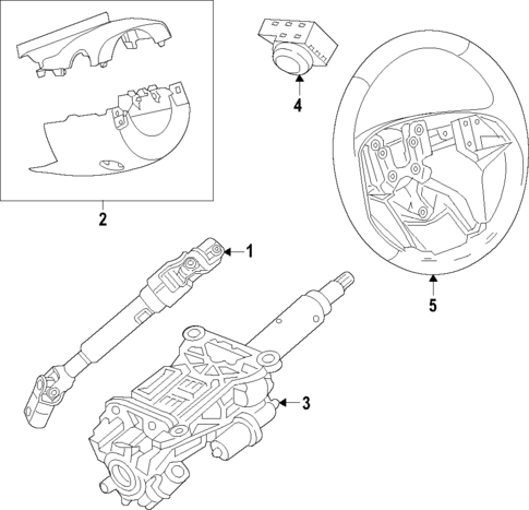 Steering Wheel for 2025 Chevrolet Blazer | GMPartsDirect.com