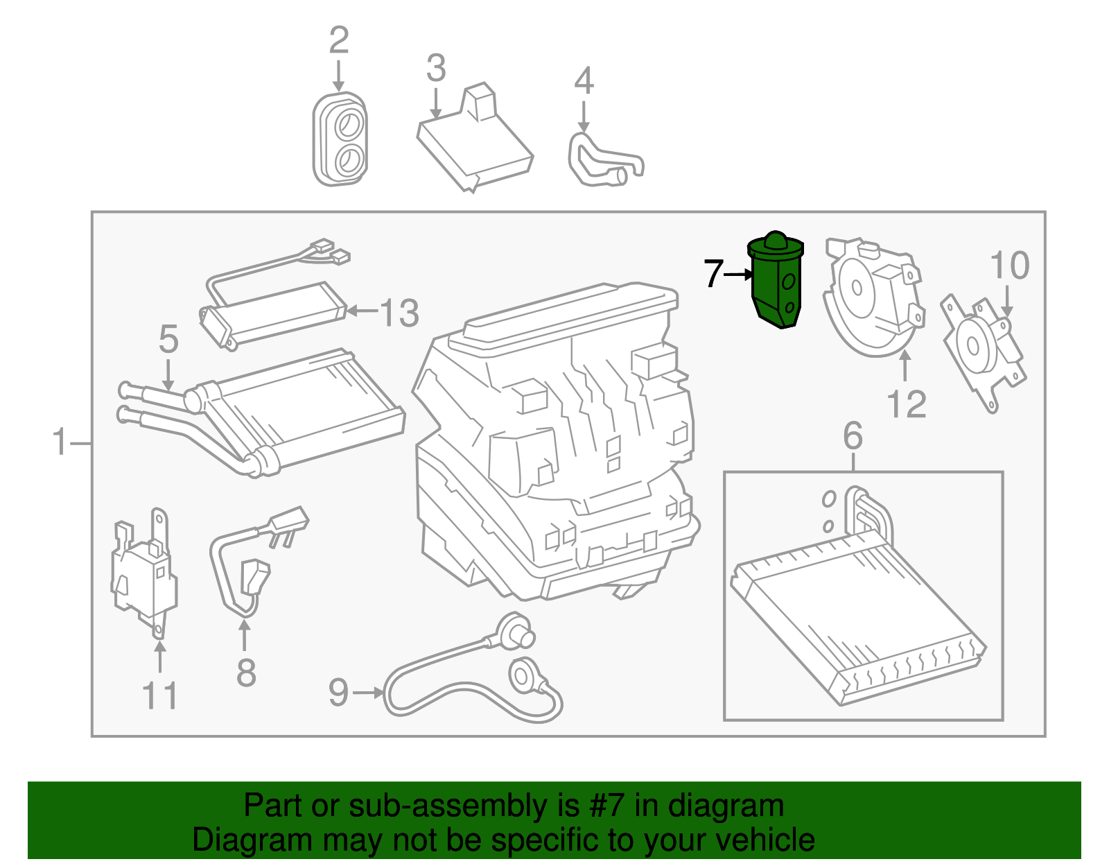 2016-2018 Toyota RAV4 Expansion Valve 88515-30780 | Toyota Parts Center