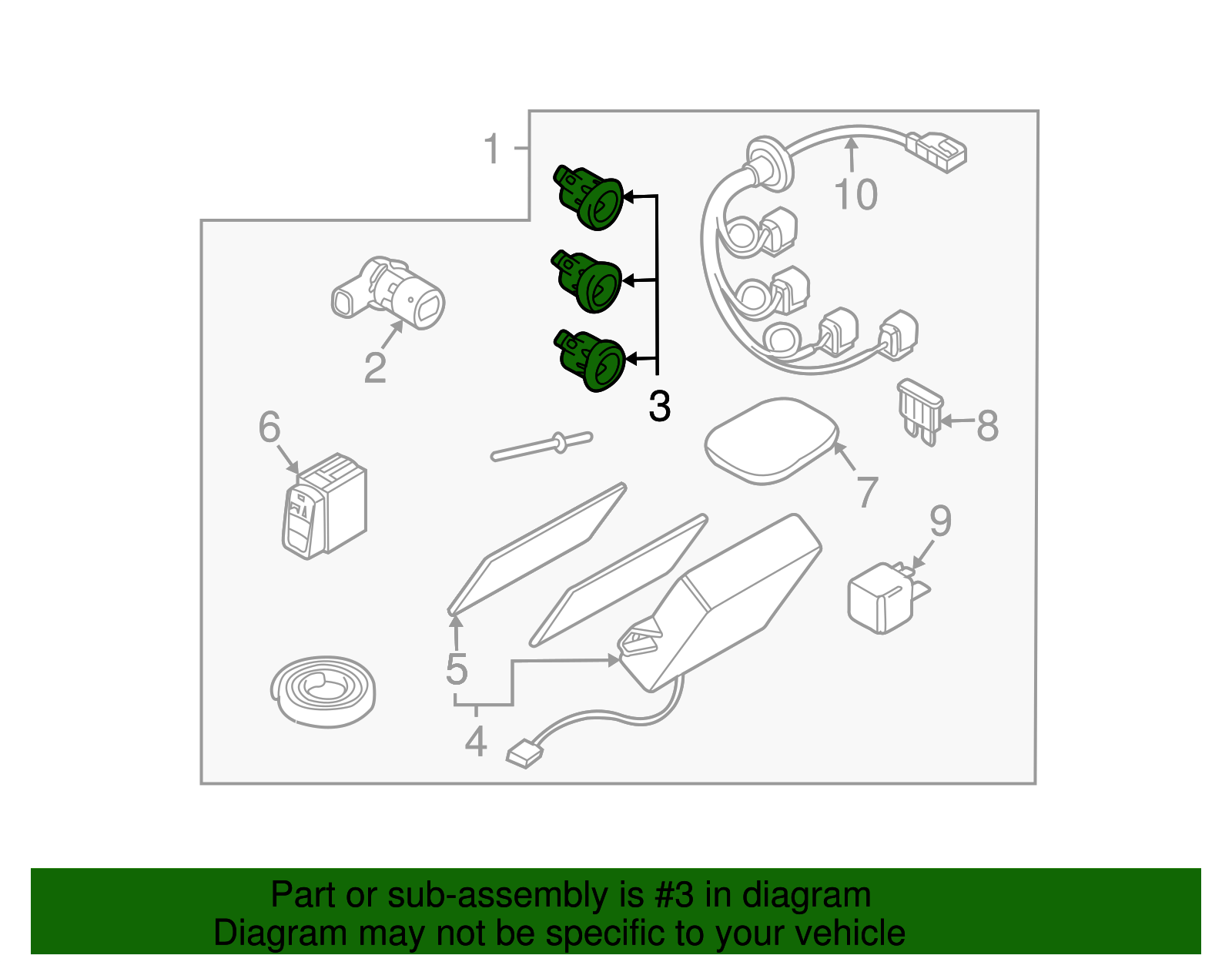 2003-2006 Volvo XC90 Sensor Retainer 8662536 | OEM Euro Parts