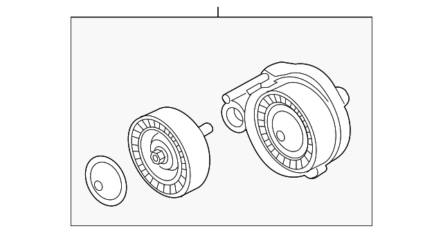 2017-2024 Jaguar Serpentine Tensioner T2H38134 | OEM Parts Online