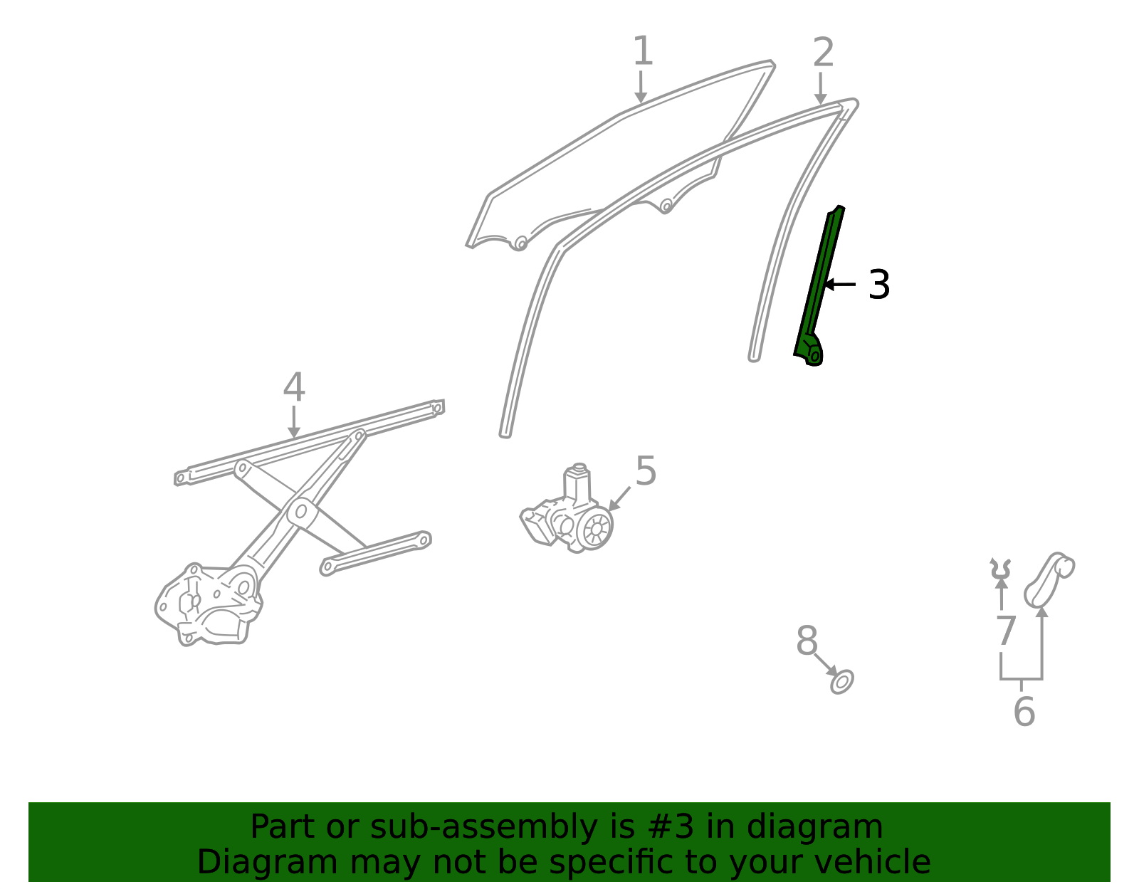 2009-2013 Toyota Corolla Guide Channel 67403-02110 | MotorMotor