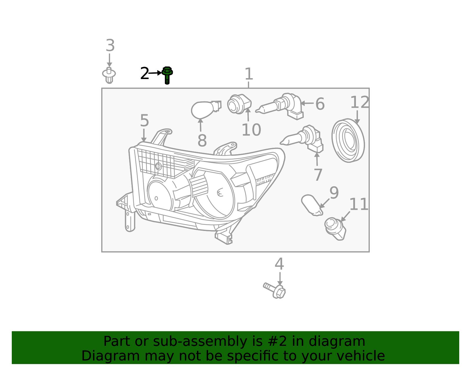 2000-2024 Toyota - Side Support Retainer Screw 90159-A0034 | Sparks Parts