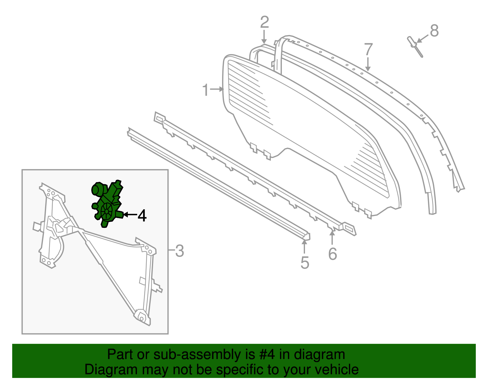 2007-2025 Toyota Tundra Window Motor 85710-0C080 | Toyota Parts Center