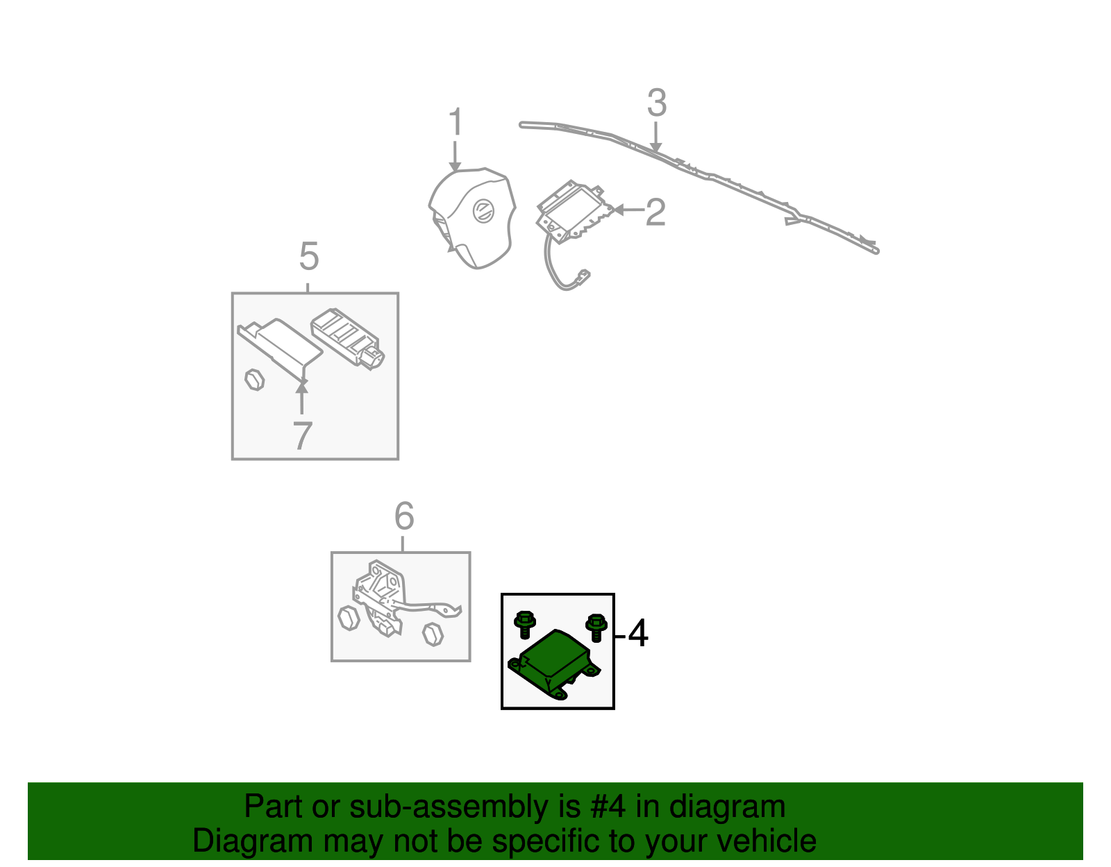 2006-2007 Nissan TITAN Sdm Module 98820-ZJ19A | Mossy Nissan Oceanside ...