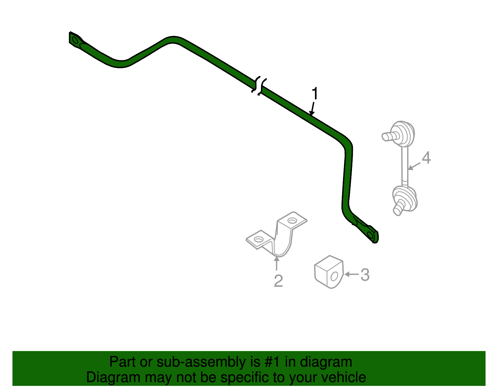 2007-2012 Nissan Altima Stabilizer Bar 56230-JA10A | Bill Kay Nissan Parts