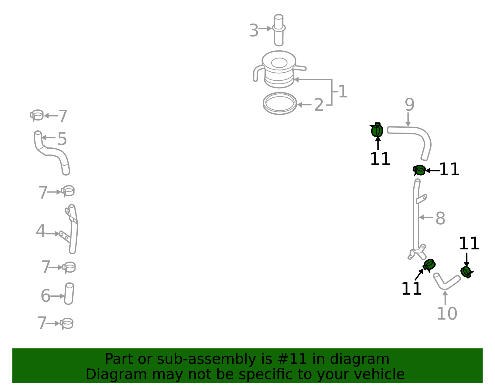 2019-2025 Subaru Clamp 092315002 | Subaru Parts Store