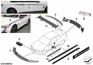 51192408993 - BMW Front Attachment 2013-2020 BMW | Performance Auto Parts