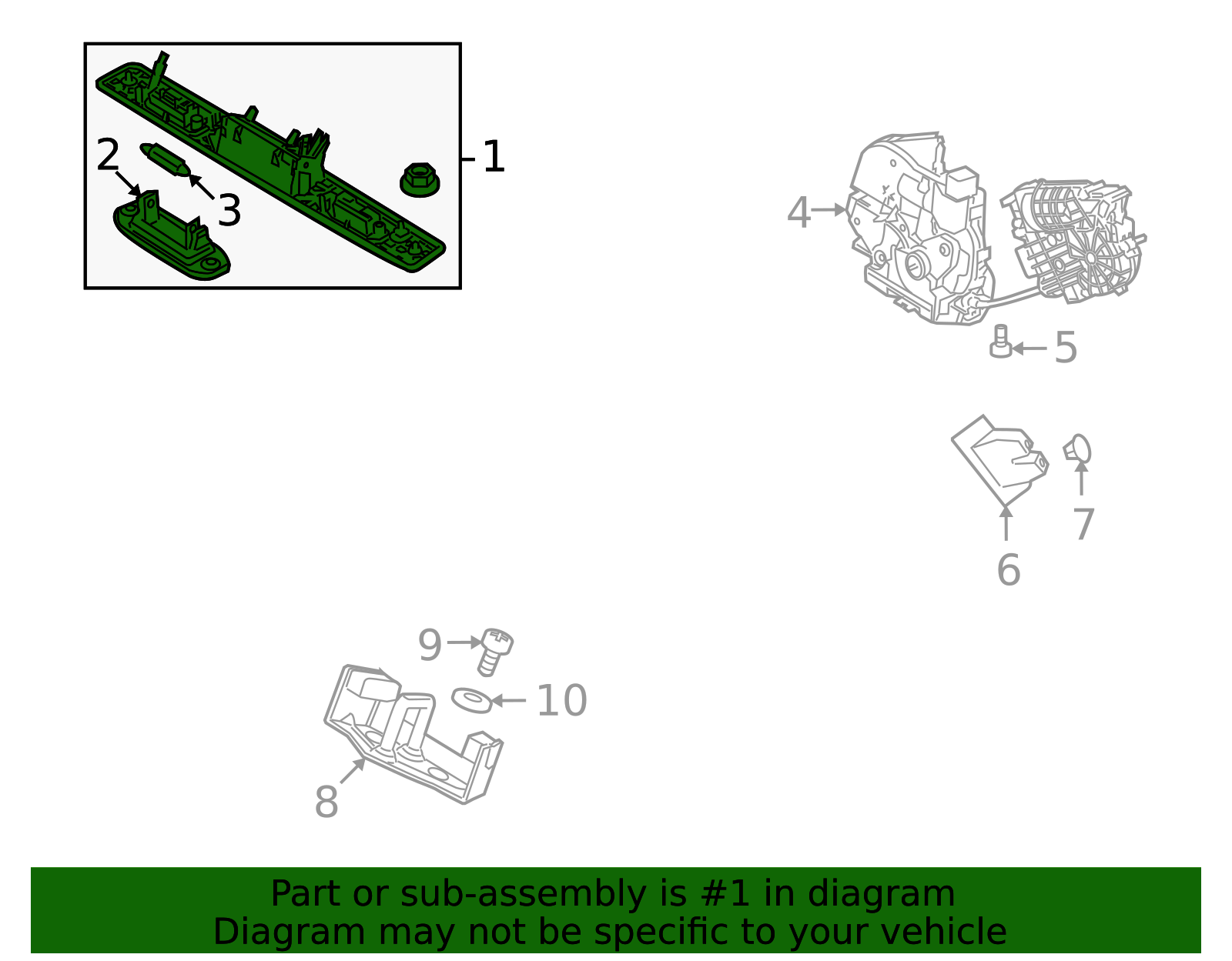 2008-2011 Volvo Handle, Outside 30699743 | TascaParts.com