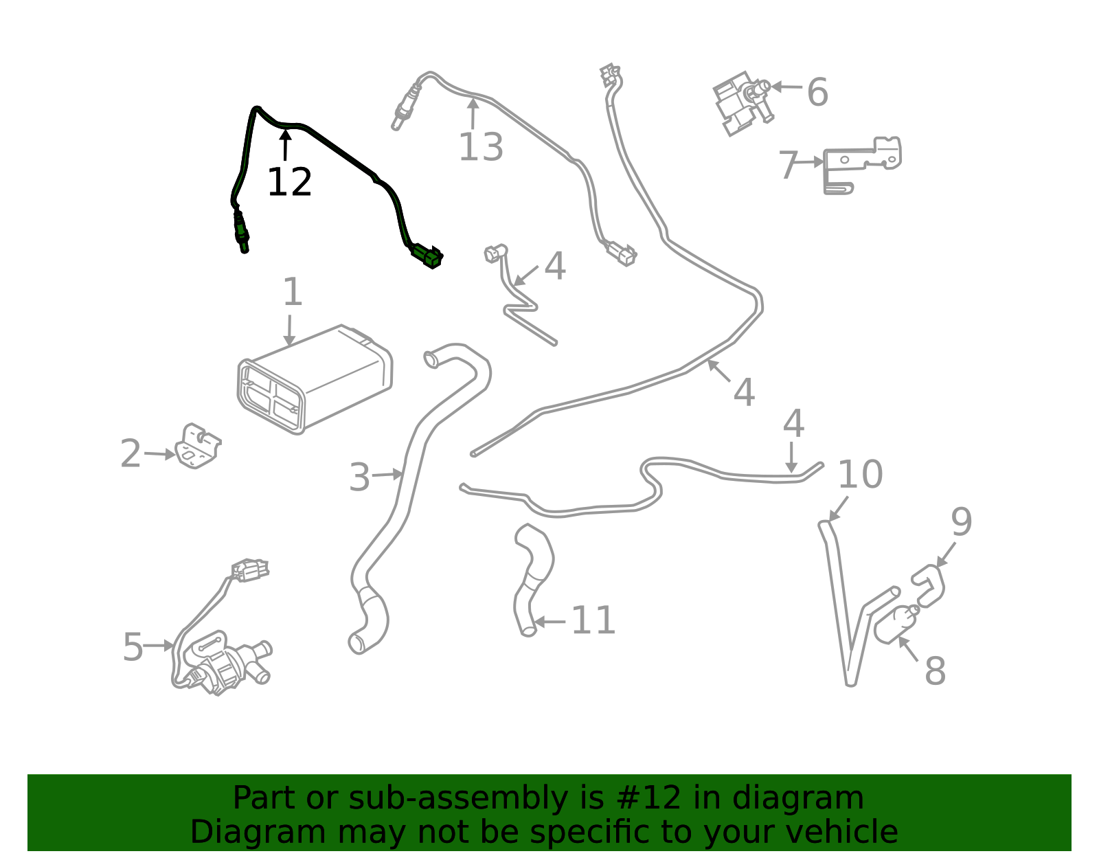 30756121 - Oxygen Sensor - 2007-2015 Volvo | Volvo OEM Parts Direct