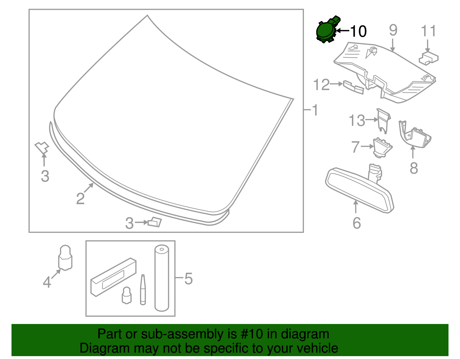 32416493 - High-Quality Rain Sensor for 2016-2025 Volvo | AutoNation Parts