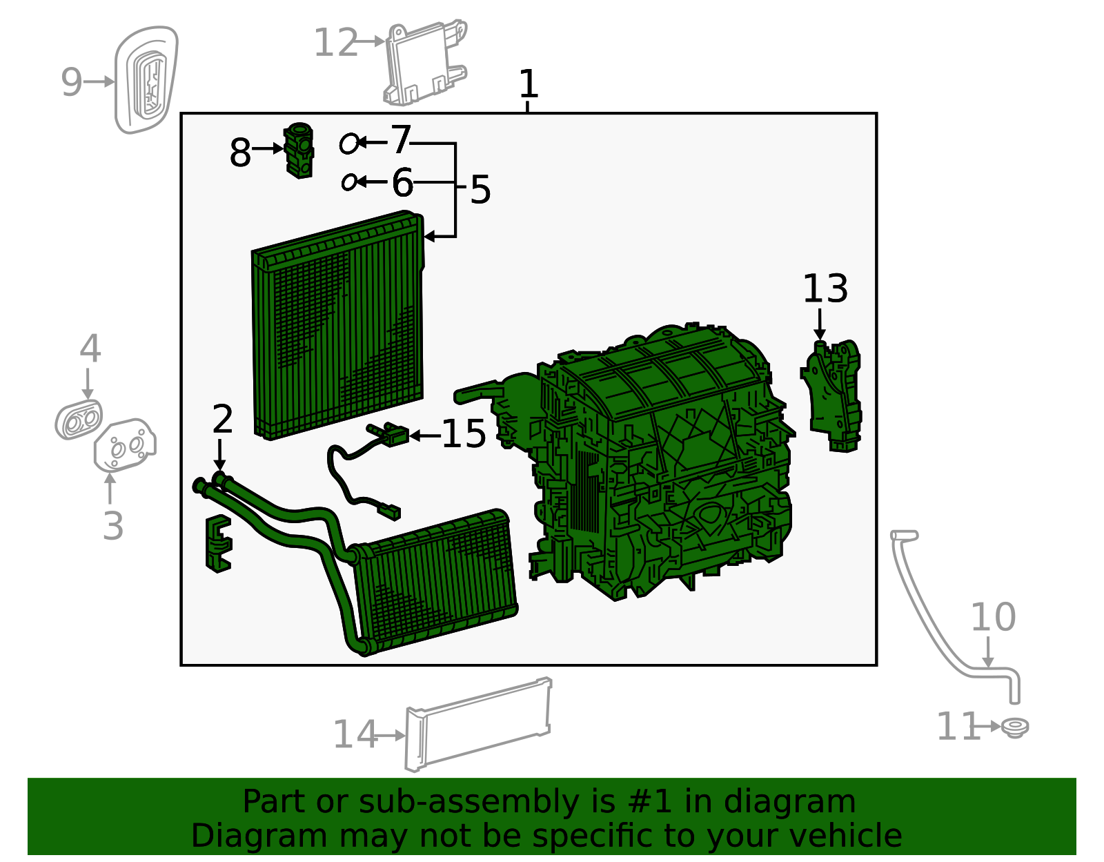 87050-0ZC30 - AC & Heater Assembly | Discount Parts Monster