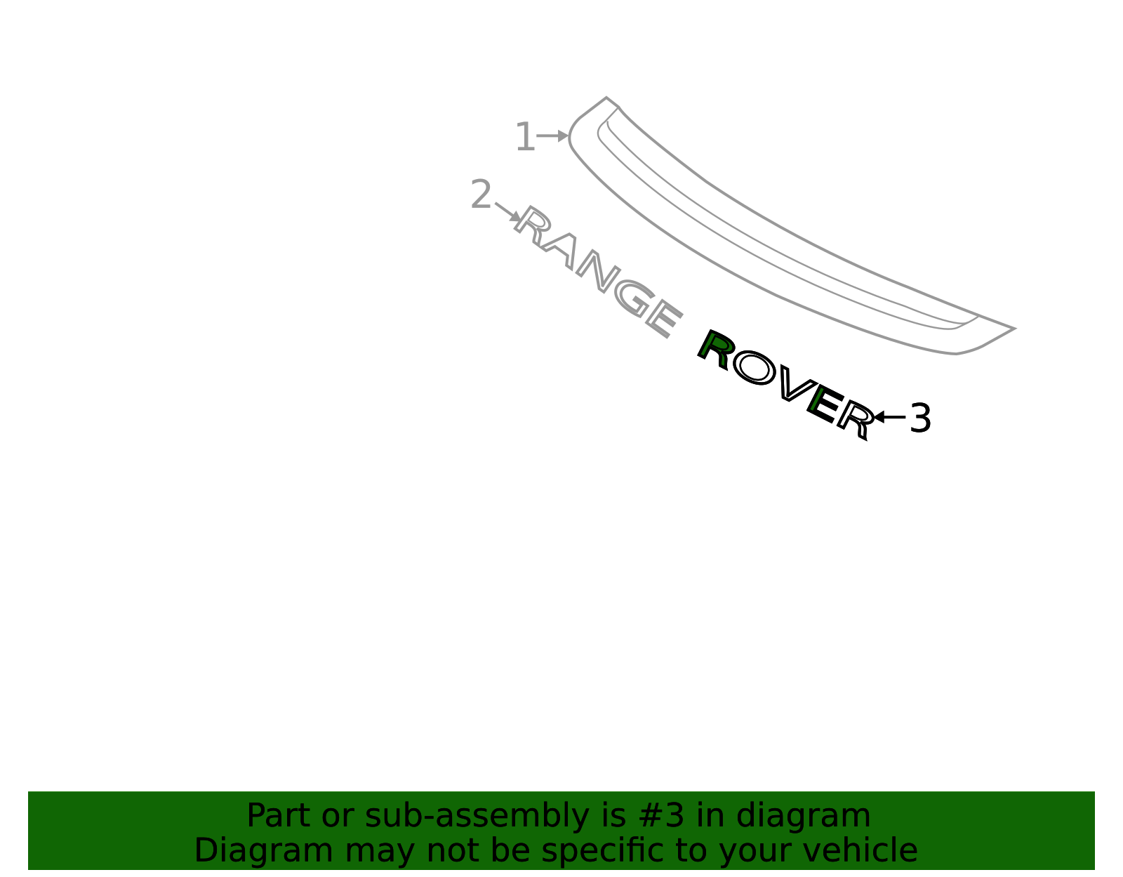 2013-2017 Land Rover Range Rover | Nameplate | LR066696 | Express Land ...