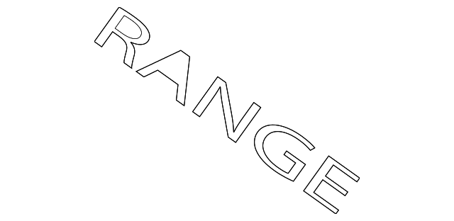 LR088862 - Nameplate 2013-2017 Land Rover Range Rover | Land Leaping ...