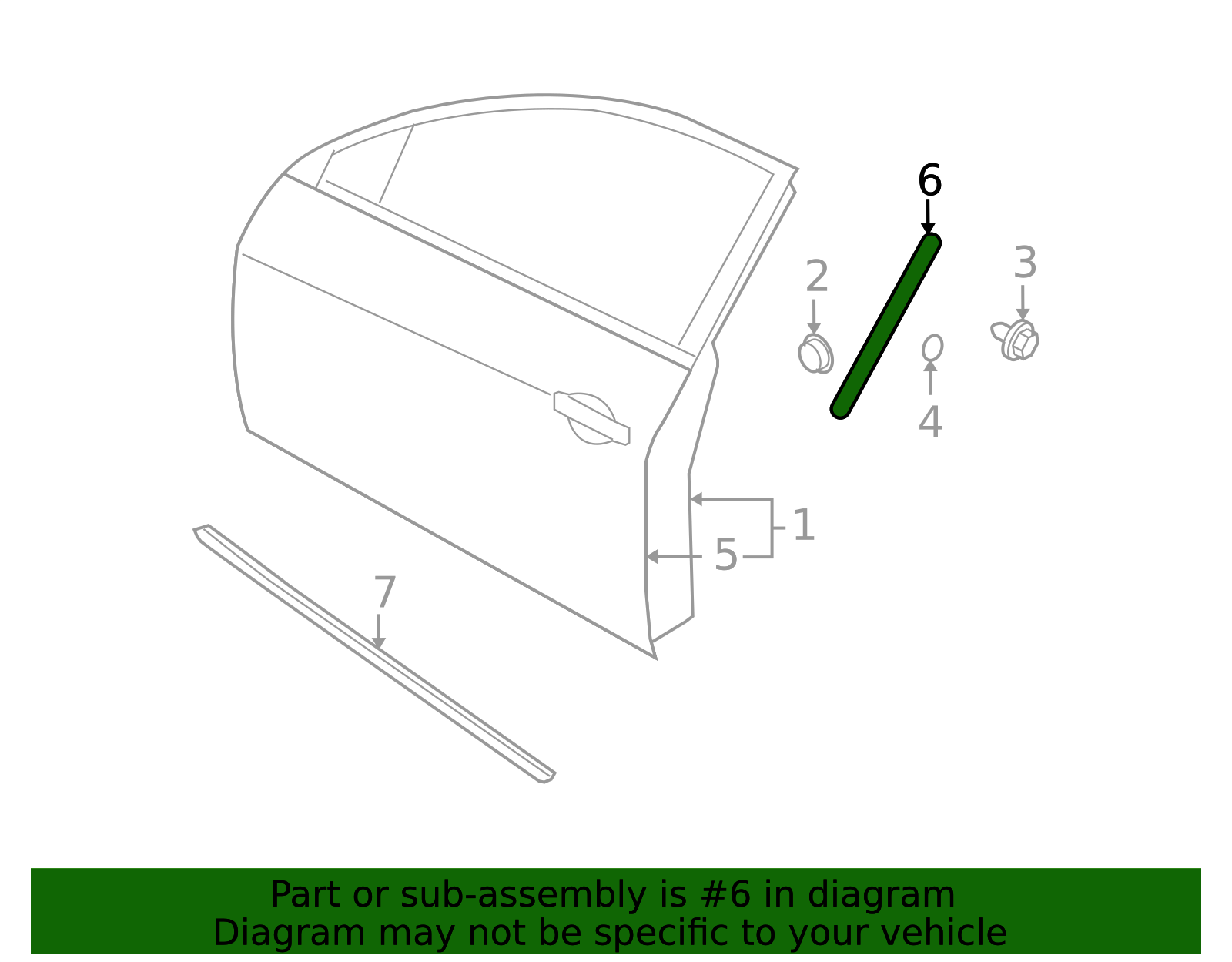 80830-9N01A - Door Seal 2009-2014 Nissan Maxima | Official Nissan Parts ...