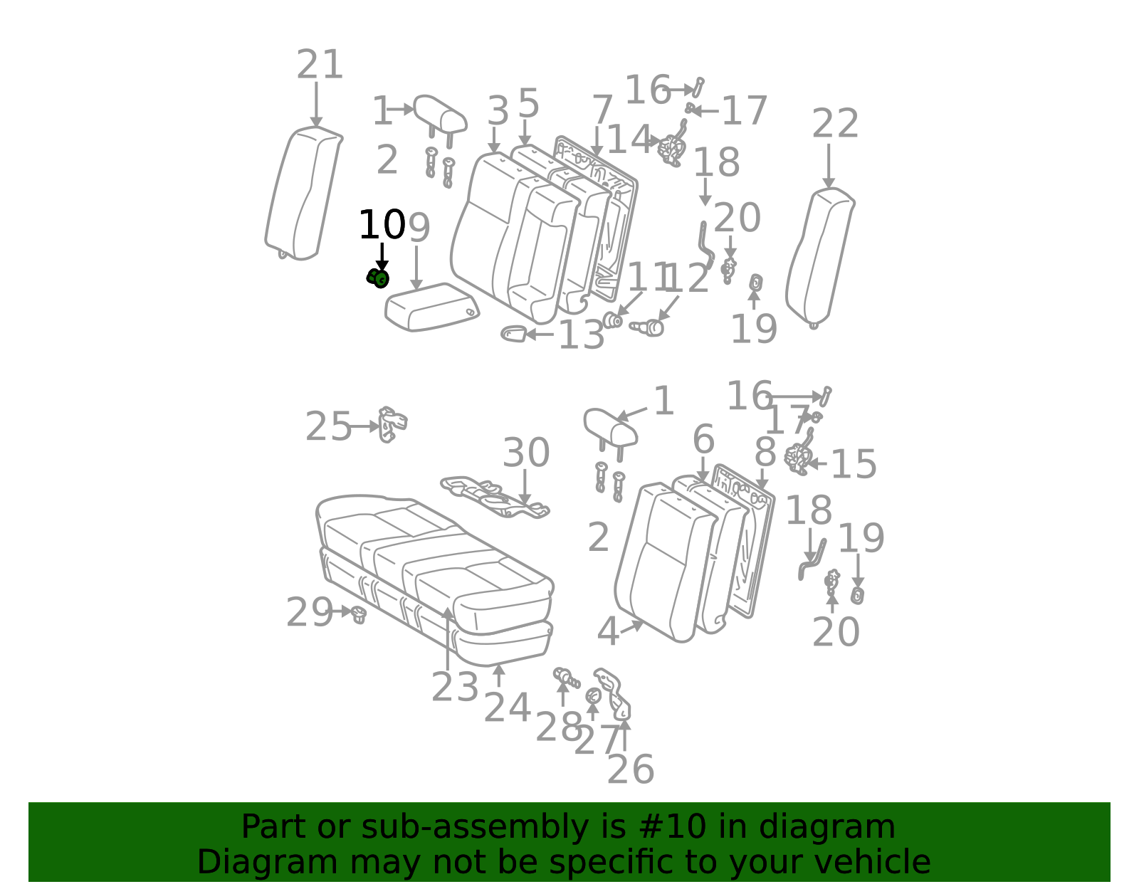 2002-2025 Toyota Armrest Bushing 90386-06009 | OEM Parts Online