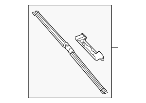 2011-2018 Audi Wiper Blade 4H1-998-002-B | OEM Parts Online