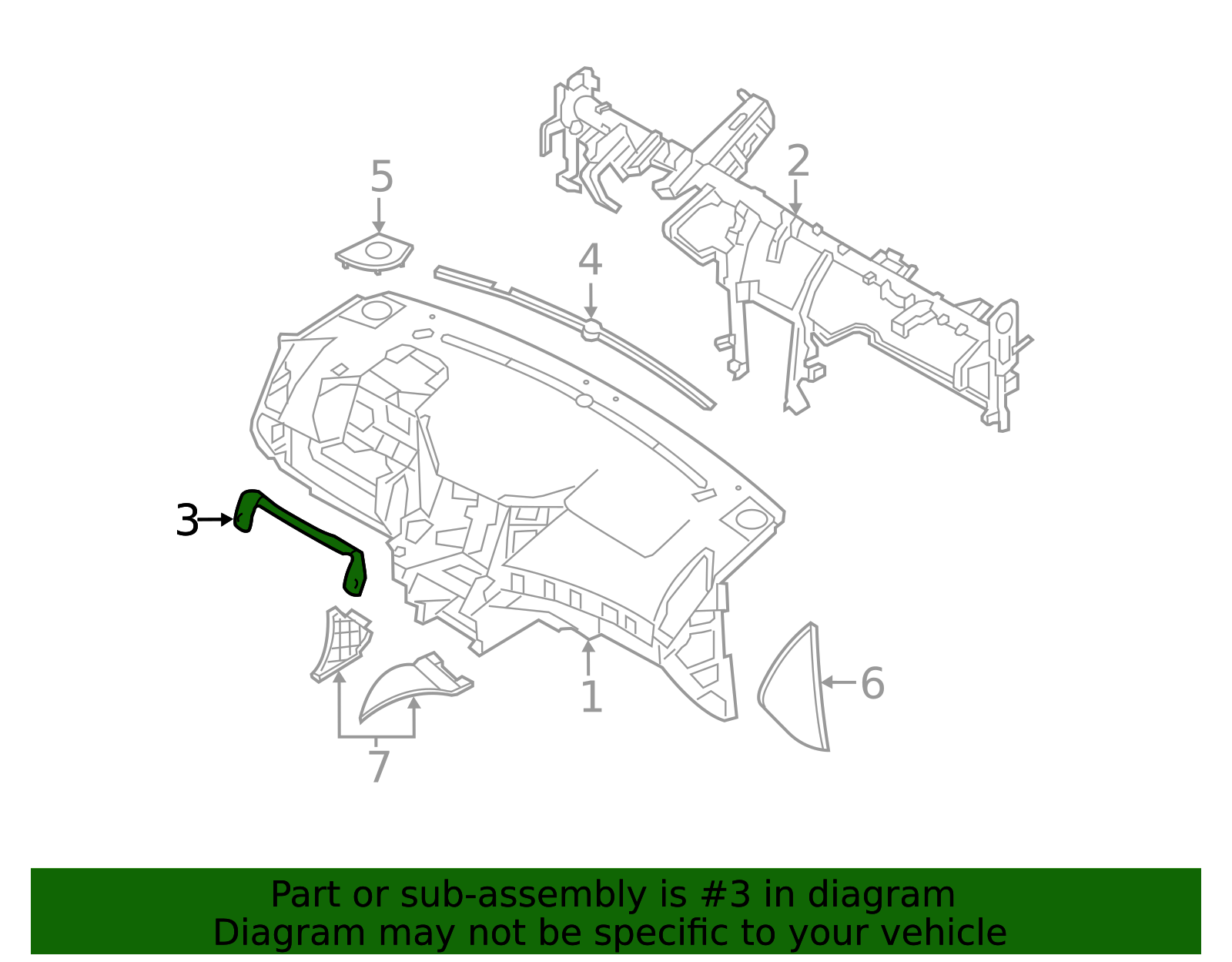 84716-4R000 - High-Quality Instrument Panel Mounting Bracket for 2011 ...