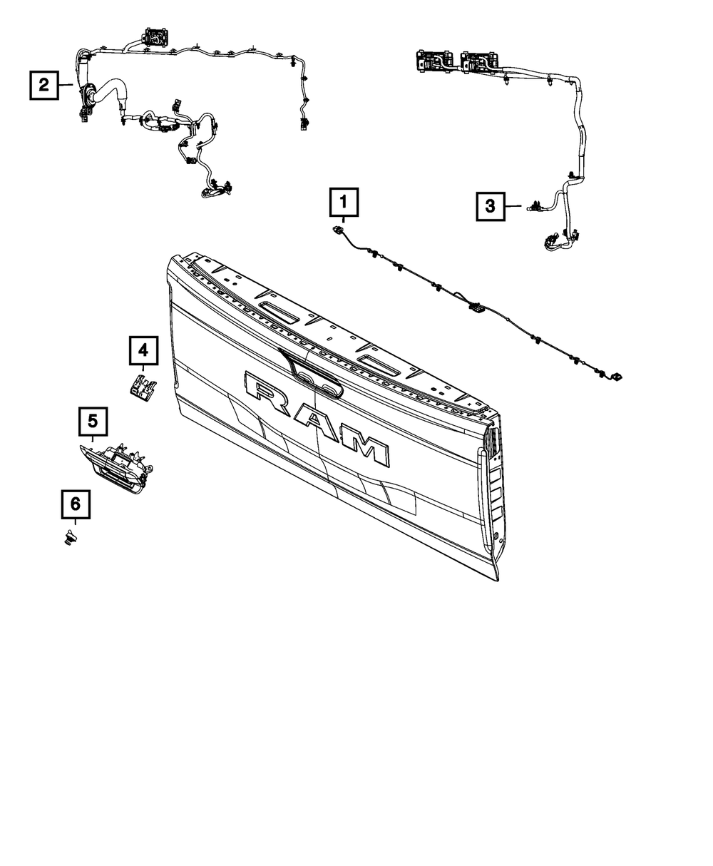 68488448AA - Jumper Wiring 2019-2021 Ram 1500 | The Official Mopar eStore