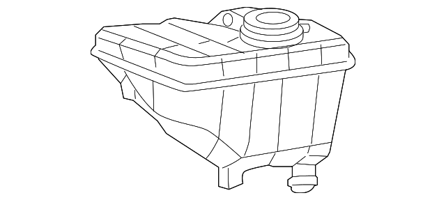 3W1Z-8A080-AA - Engine Coolant Reservoir 2003-2011 Ford | Big 3 Auto Parts