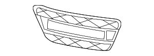 166-884-37-22 - Outer Grille 2013-2016 Mercedes-Benz | Mercedes-Benz ...