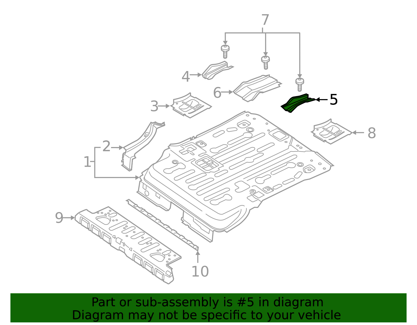 2014-2023 Ford Transit Connect | Seat Bracket | DT1Z-17617C90-G | Walls ...