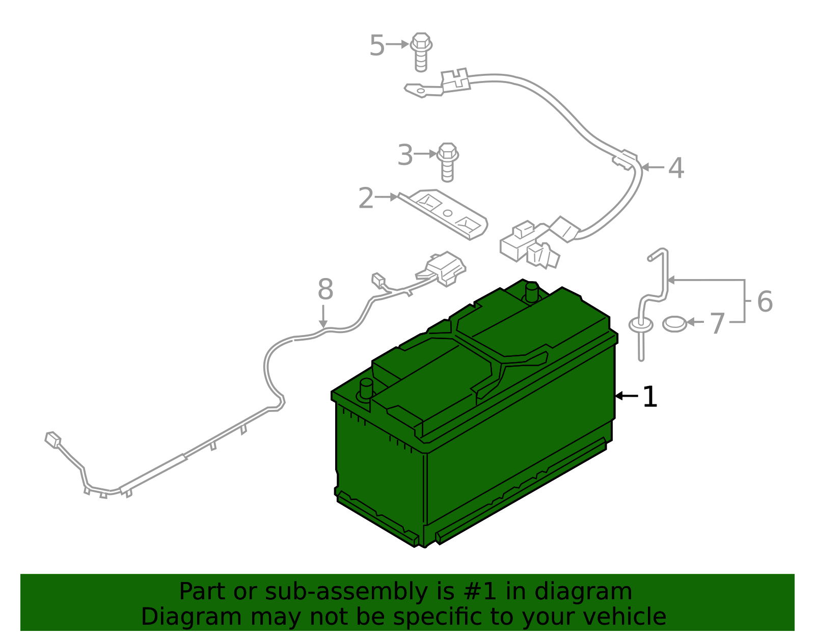 2022-2025 Hyundai Vehicle Battery 37110-D3802 | OEM Parts Online