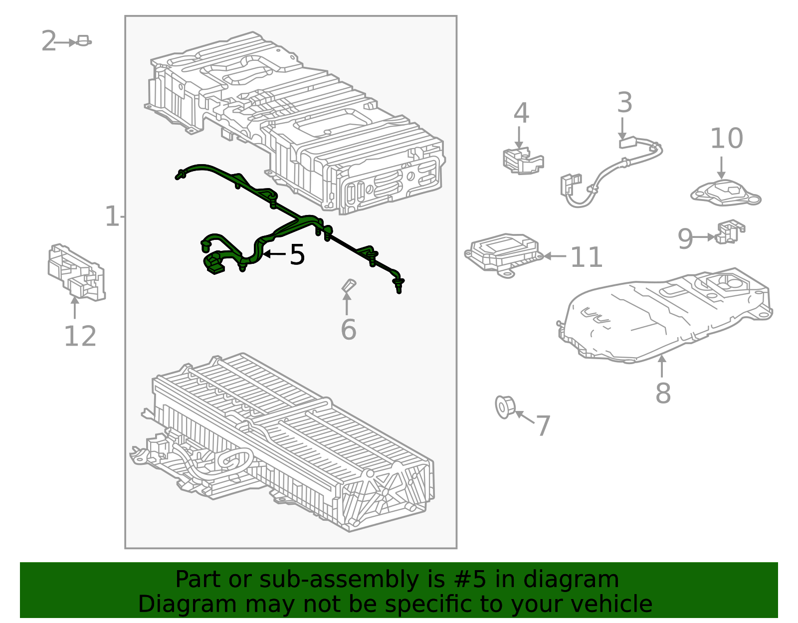 2021-2024 Toyota Sienna Drive Motor Battery Pack Temperature Sensor ...