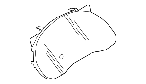 2015-2019 Nissan Versa Cluster Lens 24813-9KK0A | Parts for Nissans