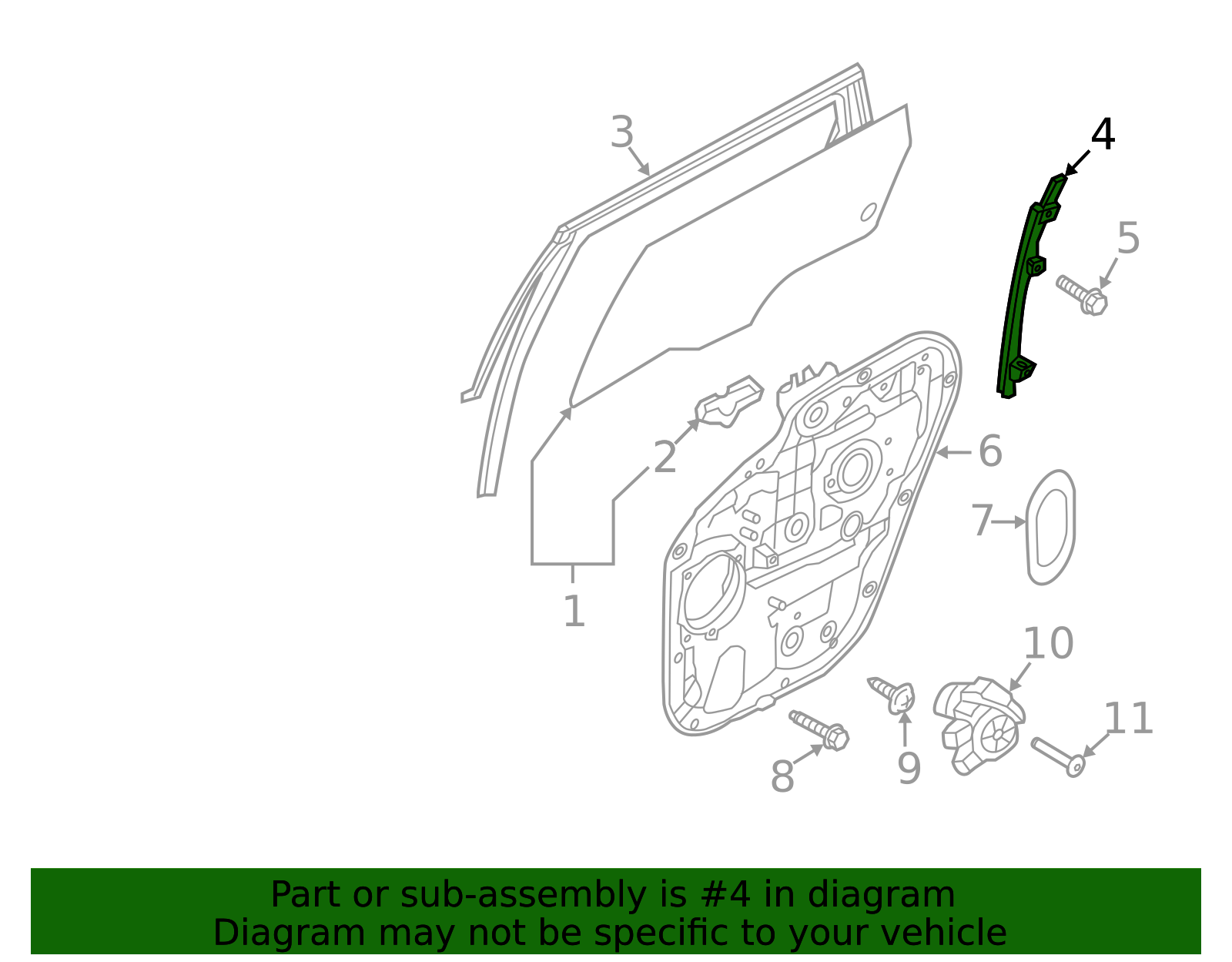 2016-2020 Kia Sorento Guide Channel 83545-C5000 | TascaParts.com