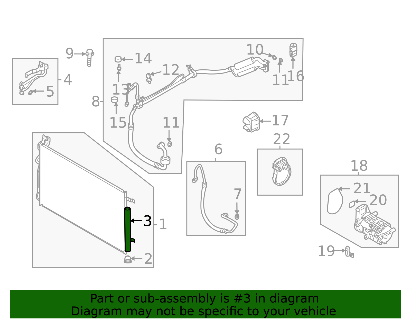 97853-2F100 - Drier Dessicant Bag - 2010-2021 Hyundai | World OEM Parts ...