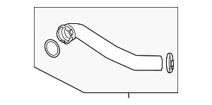 32224390 - Inlet Hose - 2019 2020 Volvo XC40 | Volvo OEM Parts Direct