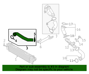 32224390 - Inlet Hose - 2019 2020 Volvo XC40 | Volvo OEM Parts Direct