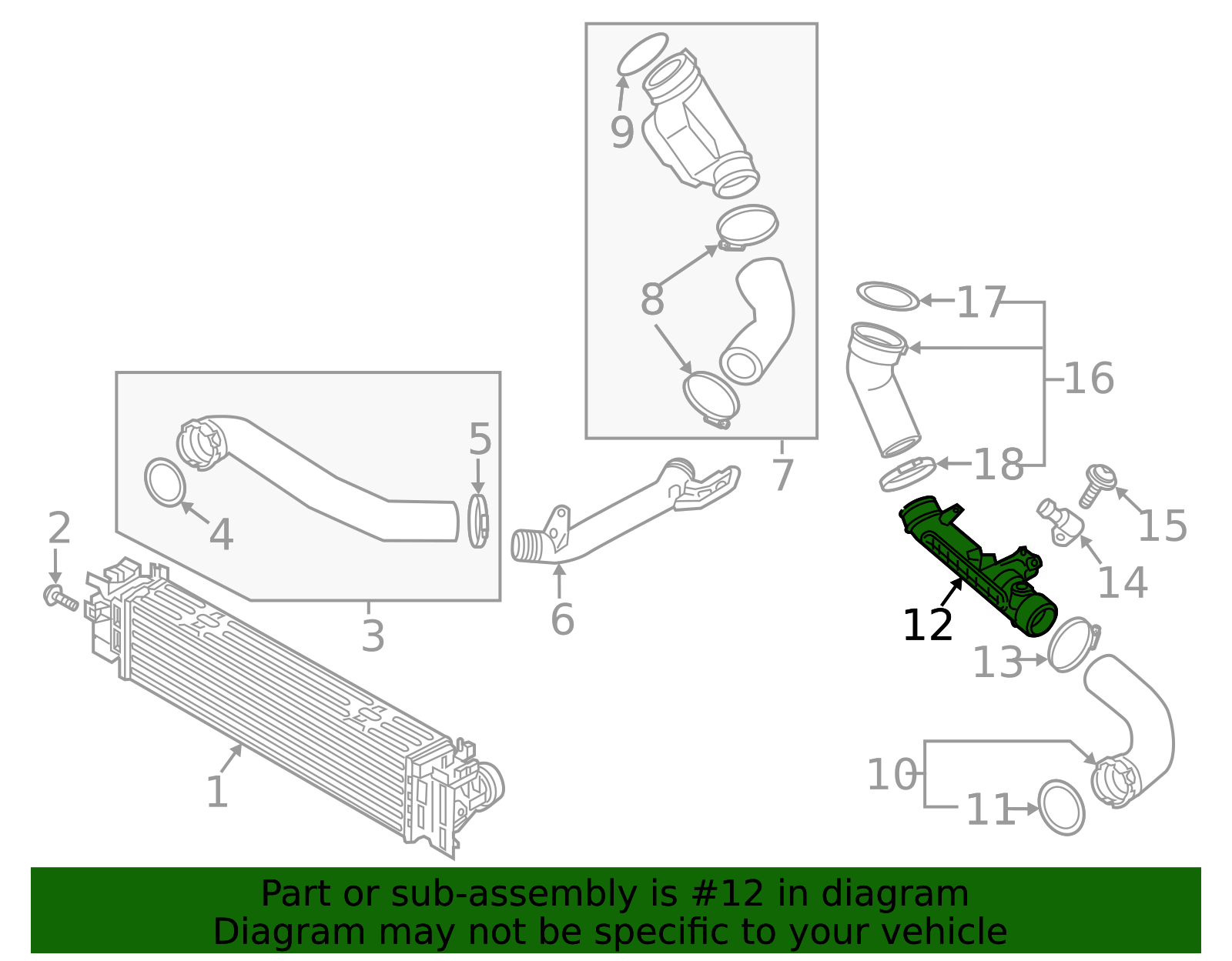 32224399 - Air Pipe - 2019 2020 Volvo XC40 | Volvo OEM Parts Direct