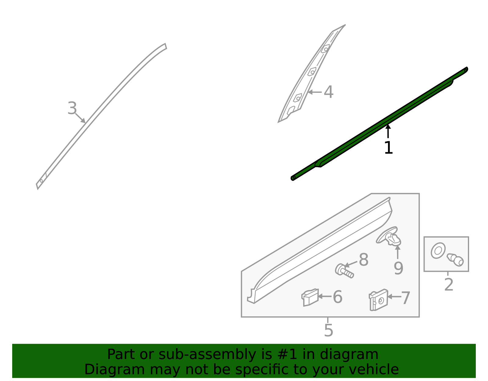 Door Belt Molding - OEM Water Seal & Trim Finish | AutoNation Parts