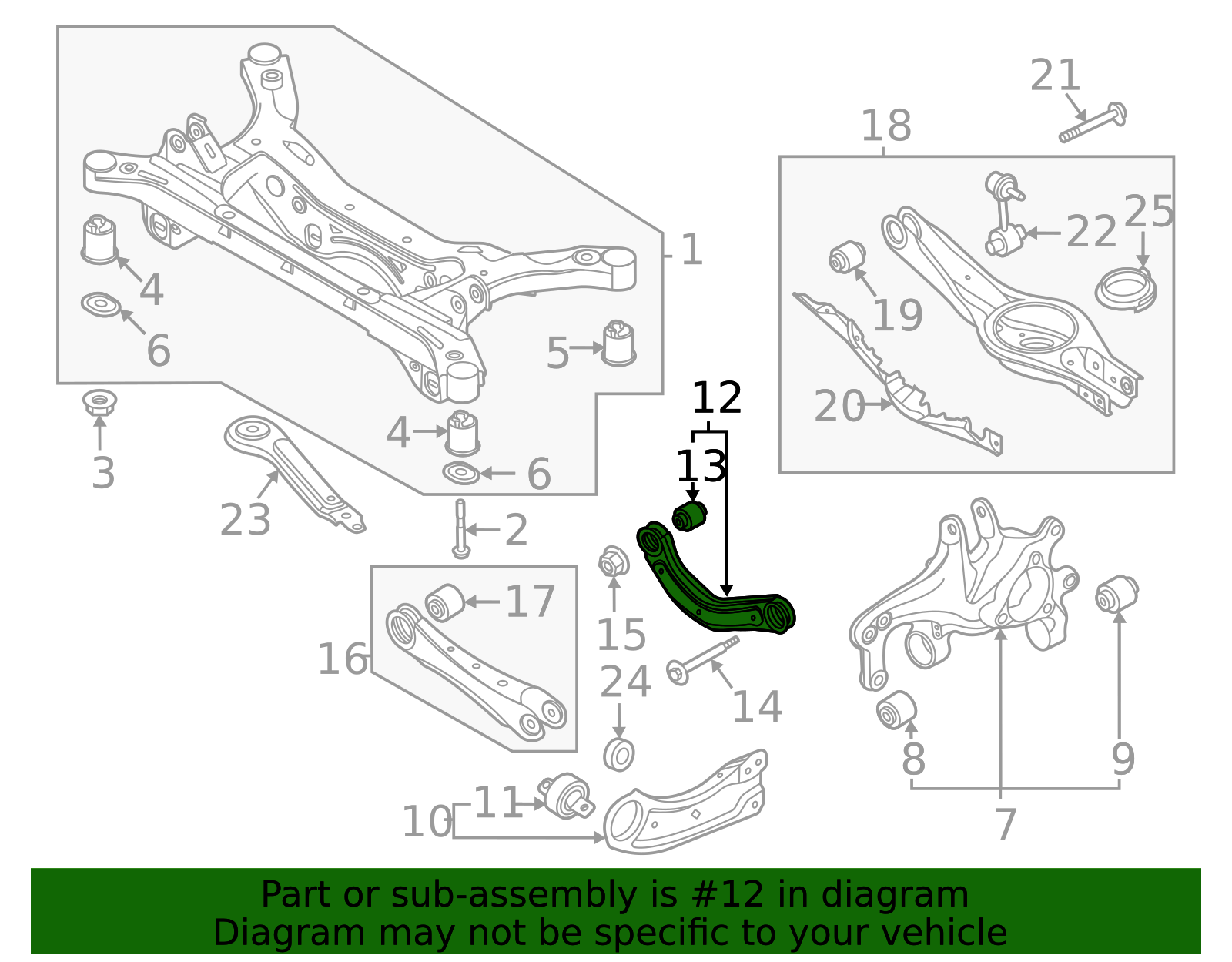 55120-L1100 - Upper Control Arm 2025 Kia K5 | Kia.Parts Store