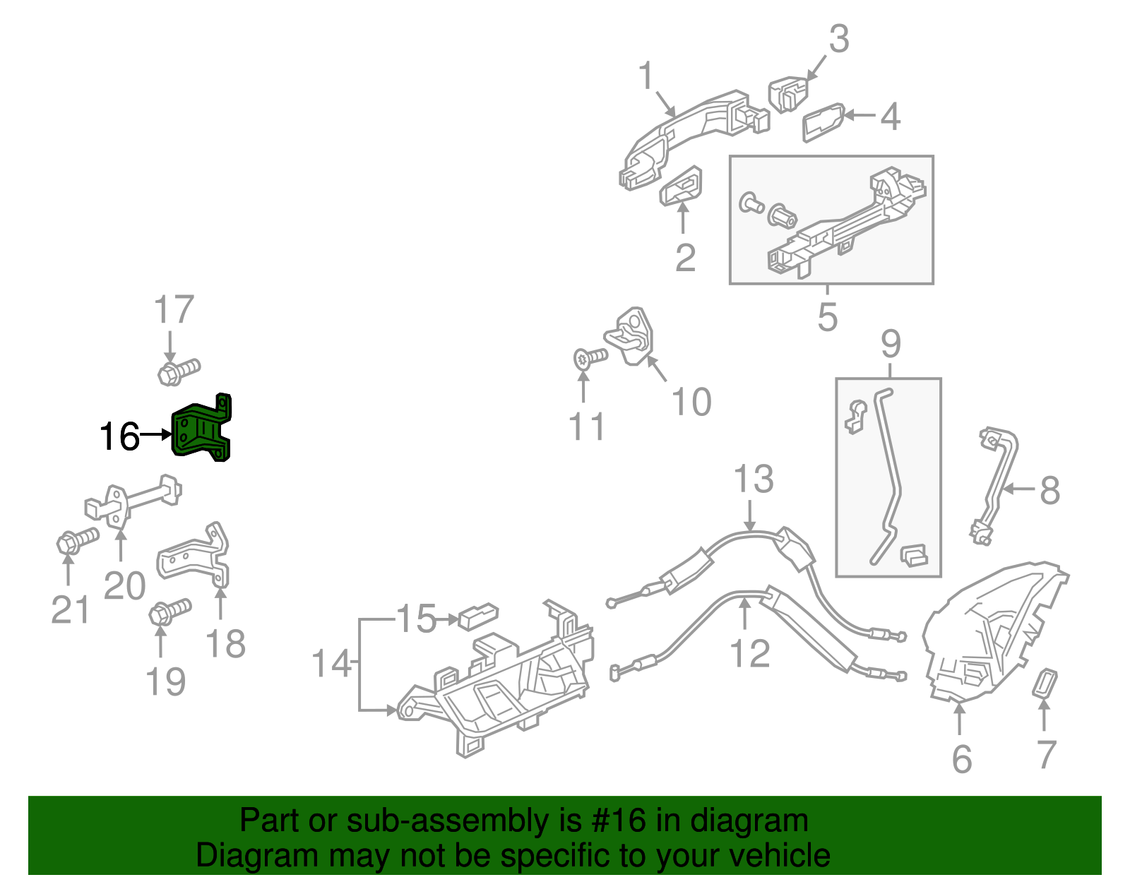 67910-TVA-A01ZZ - Upper Hinge 2018-2025 Honda | Honda Parts Online