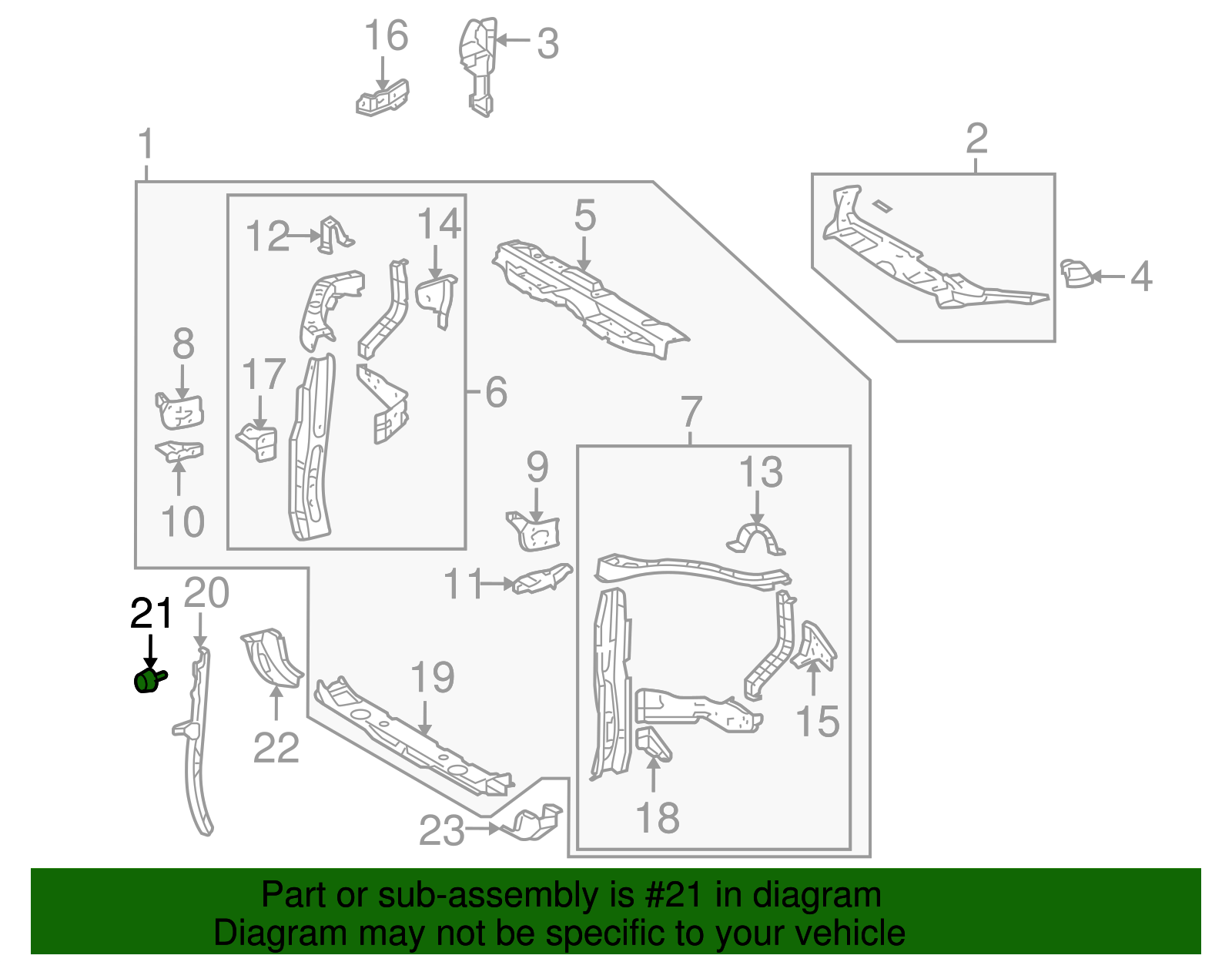 90105-06137 - Radiator Support Tie Bar Bolt 2003-2025 Toyota | Longo ...