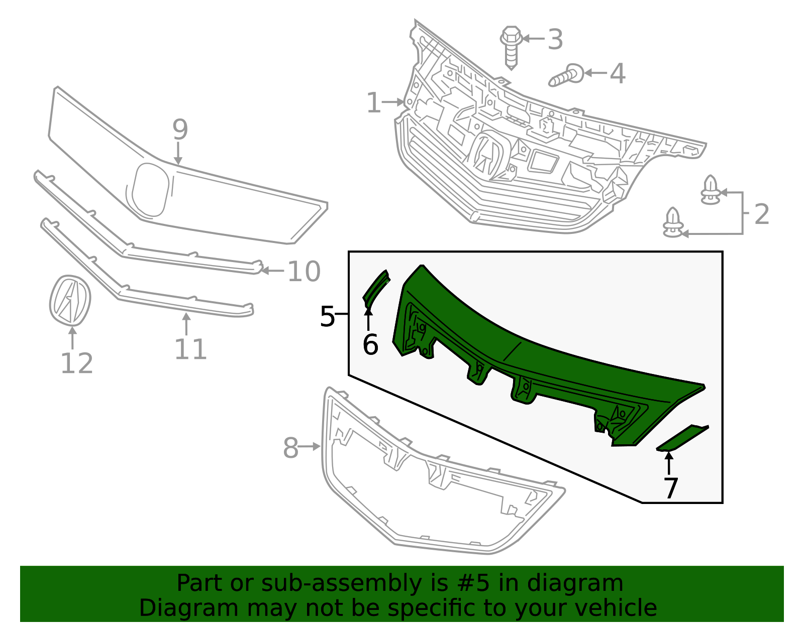 75140-TK4-A11ZC - High-Quality Finish Panel for 2012 Acura TL | AutoNation Parts