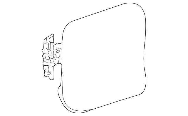 2021-2025 Toyota Sienna 2021-2024 Toyota Sienna - Fuel Door 77350-08030 ...