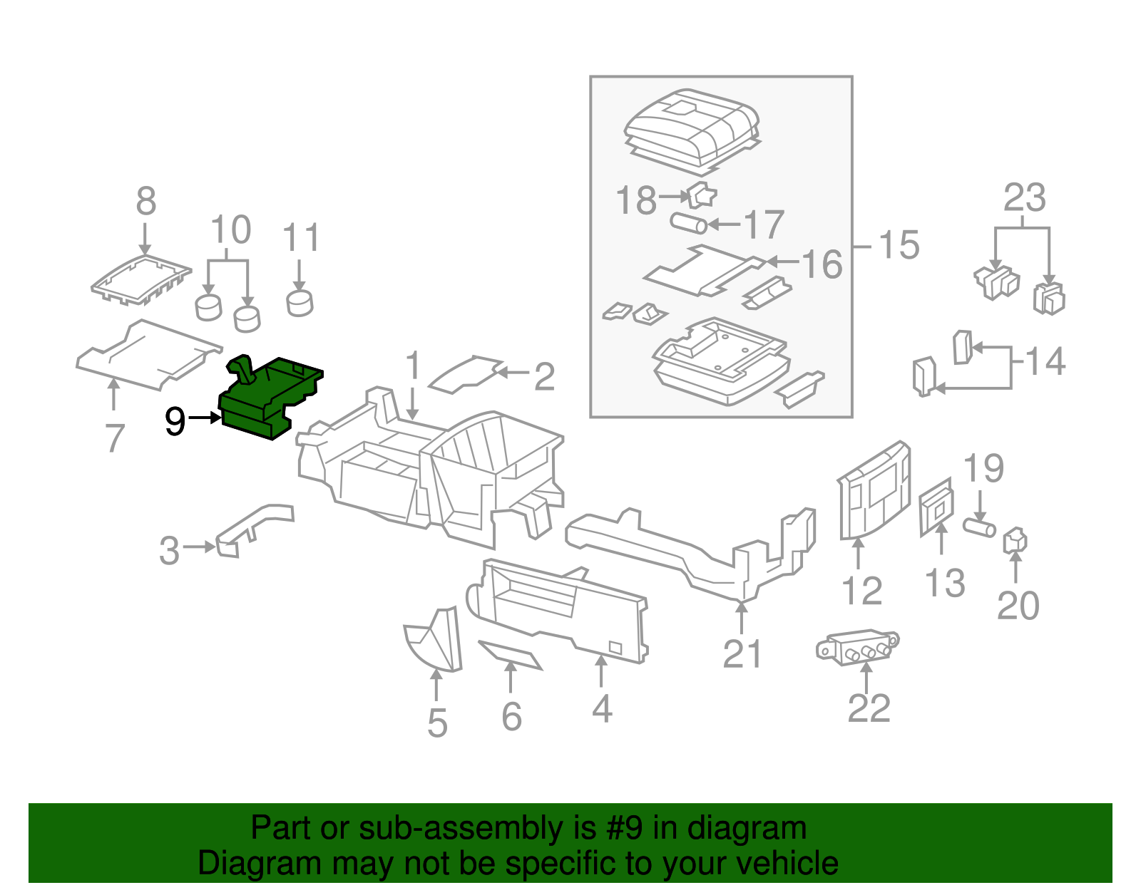 2002-2012 Mopar Shifter 52105551AC | Mopar Parts Canada