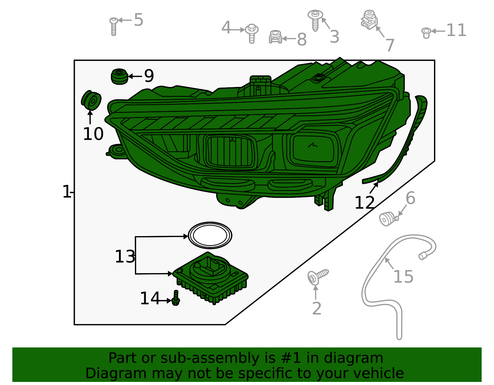 2020-2025 Audi Headlamp Assembly 8W0-941-033-F | OEM Parts Online