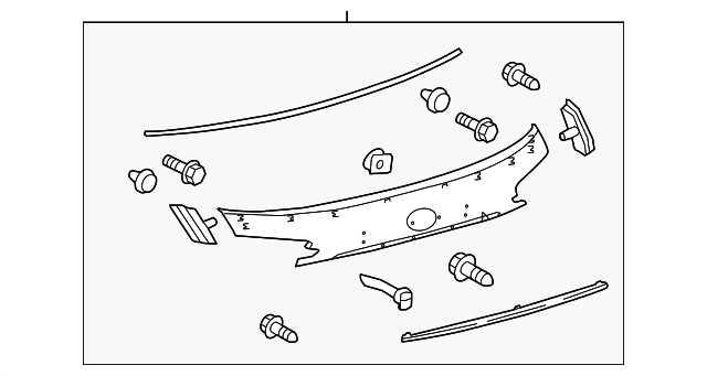 2018-2021 Lexus Finish Panel 76801-78090-A1 | OEM Parts Online
