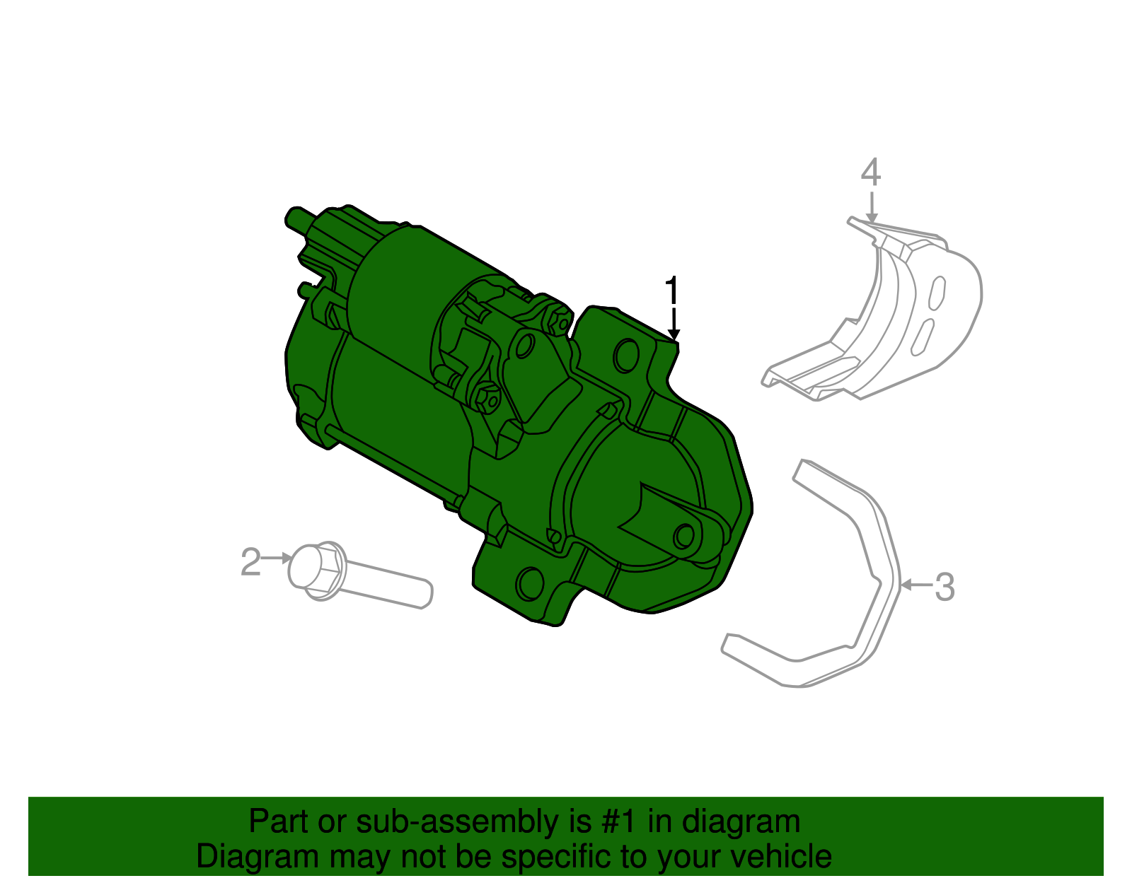 Genuine OEM Starter Part# LR080315 Fits 2015-2019 Land Rover: Up To 35% ...