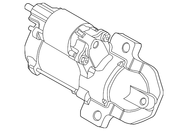 LR084458 - Starter - 2012-2019 Land-Rover | Land Rover Lake Bluff