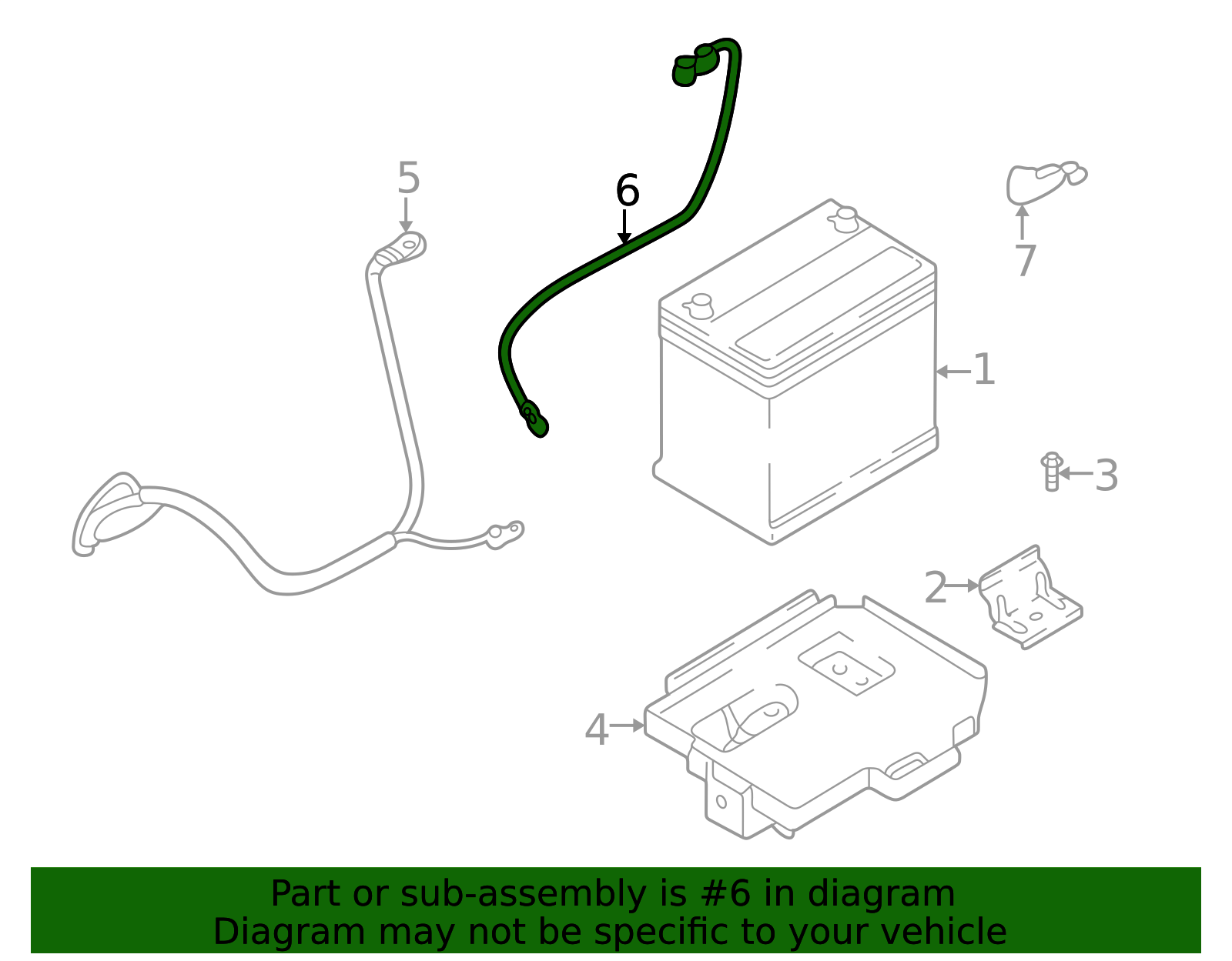 Negative Cable 37200-2D400 | MotorMotor
