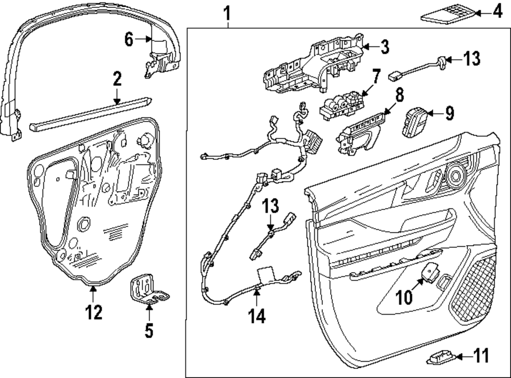 2024-2025 GM Lift Gate Switch 26354181 | Capital Chevy Parts